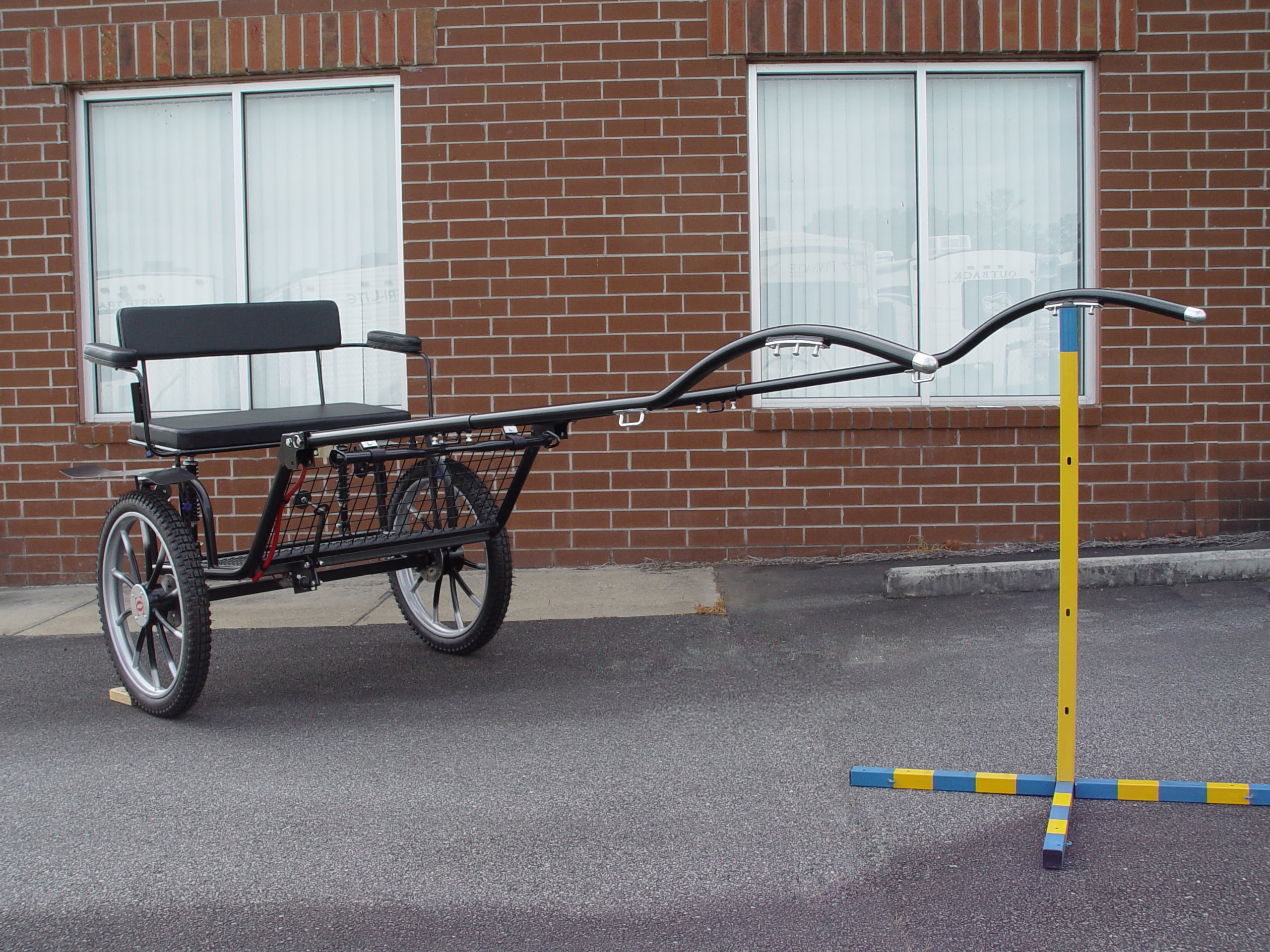 2-Wheel Horse Drawn Carriage / 2-Wheel Cart for Horses and Large Ponies ...