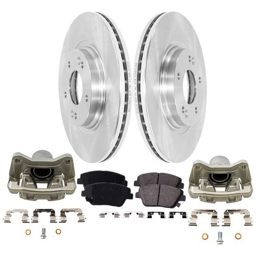 2-Wheel Set Brake Kit With Calipers Front for Kia Optima 2016 - Walmart.com