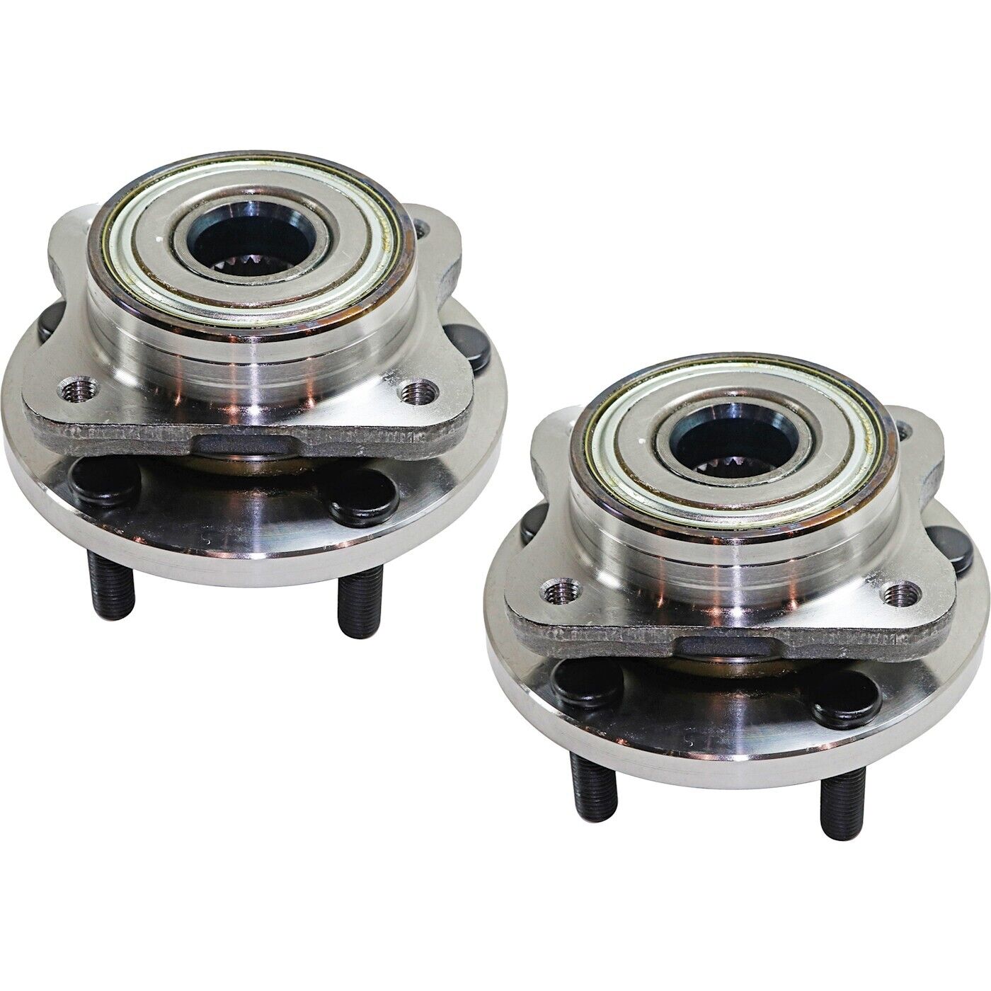 2-Wheel Set Wheel Hubs Front Driver & Pasr Side Left Right For Caravan ...