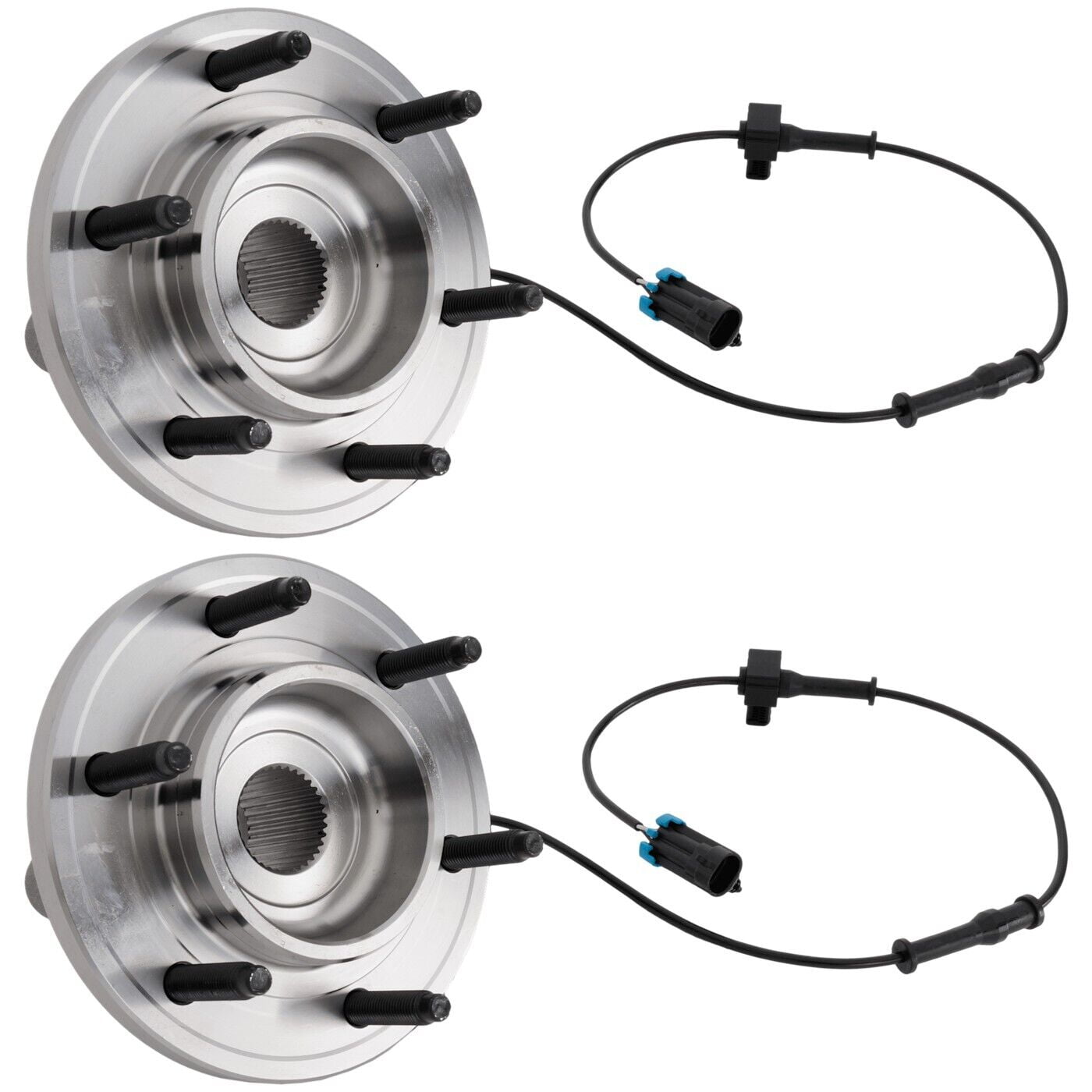 2-Wheel Set Wheel Hubs Front Driver & Passenger Side for Hummer H3 ...