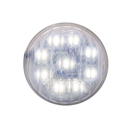 (2) White 2" Round 9 LED Custom Mini Reverse Backup Lights/Grommets ...
