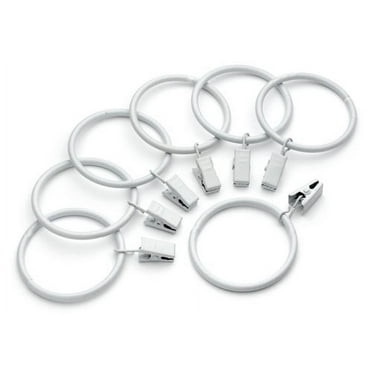 2 Inch Metal Curtain Clip Rings, Set of 14 - Walmart.com