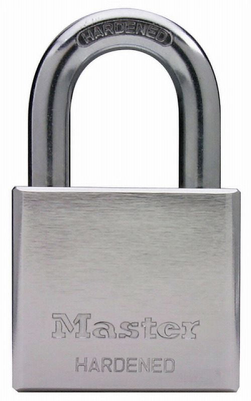 2" Wide Chrome Plated Solid Steel Body Padlock 1" Long Shackle, Each ...