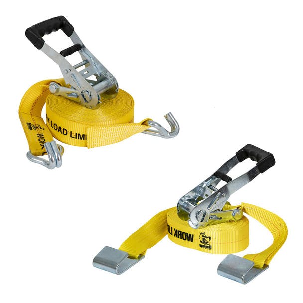 2" Wide Ratchet Strap Assembly With Rubber Grip - Walmart.com