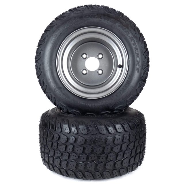 (2) Wide Stance Grassmaster XT Tire Assemblies 20x10.00-10 Fits Gravely ...