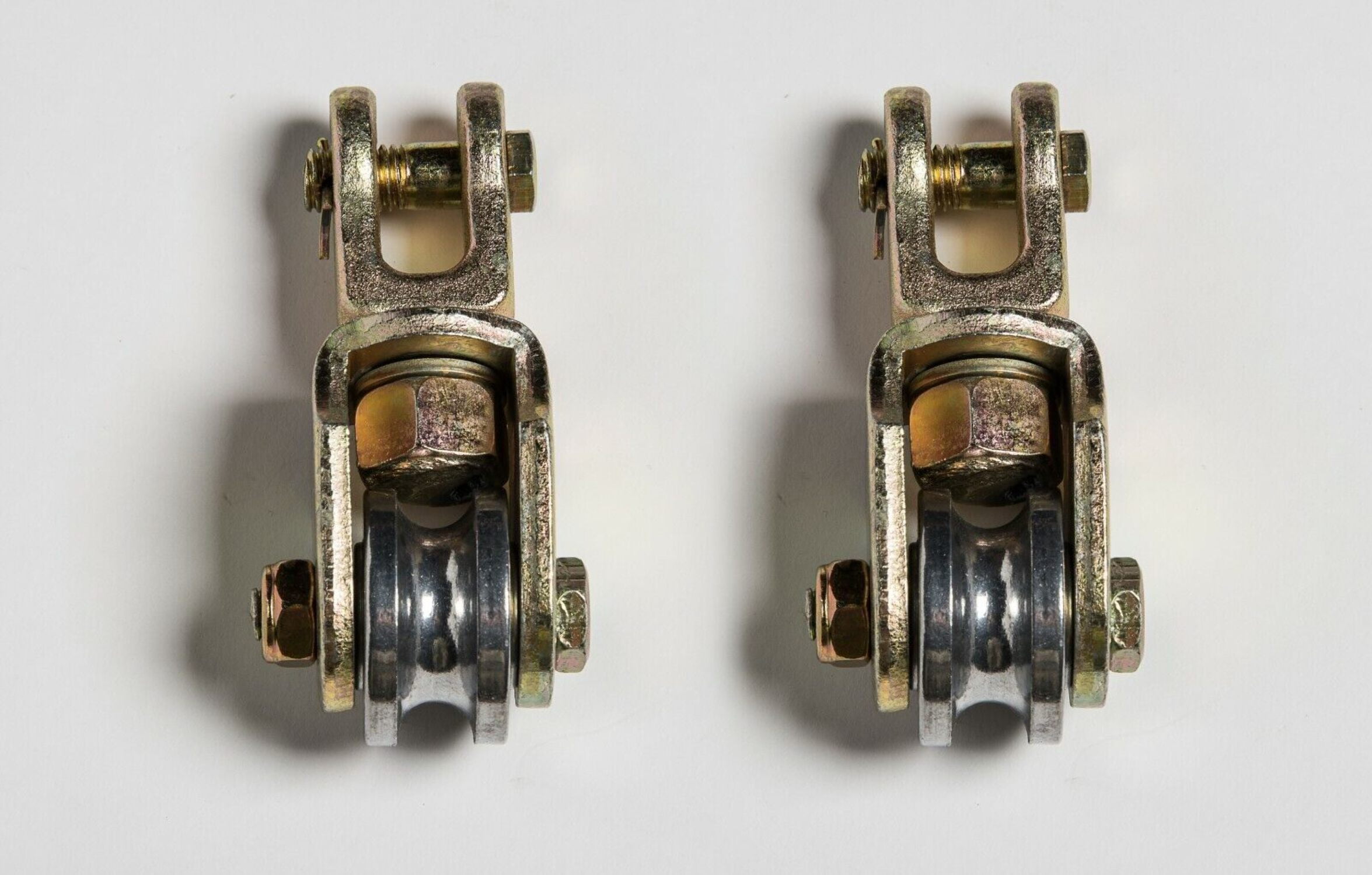 2 Wire Rope Pulley Block 3Ton Swivel Eye Hoist Hook Snatch Block Sheive ...