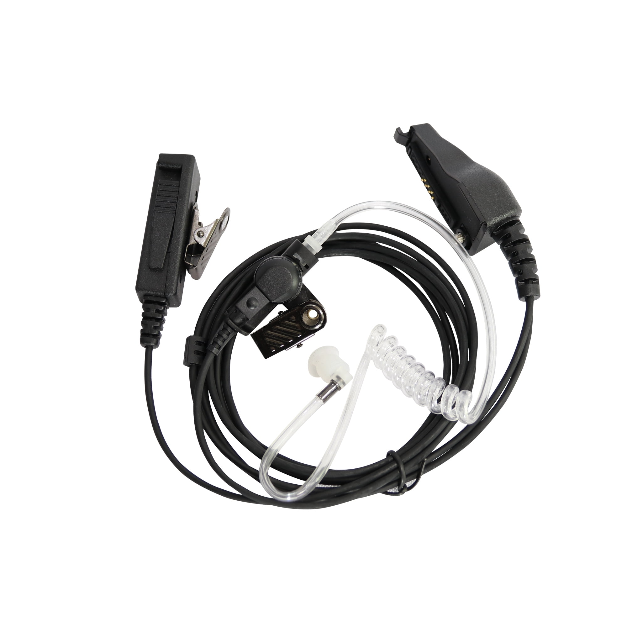 2 Wire Surveillance Mic PTT Headset Earpiece for NX200 NX300 NX5200 ...