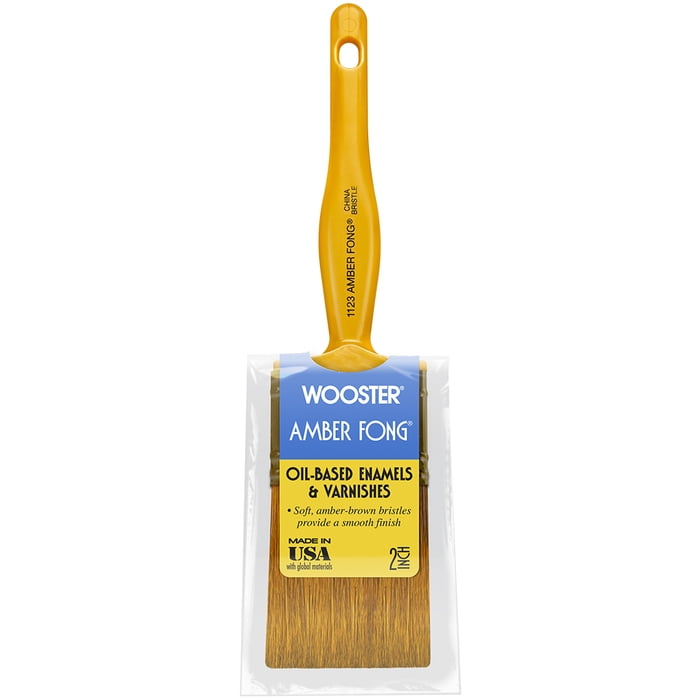 2" Wooster Brush Company 1123 Amber Fong General Purpose Paint Brush ...