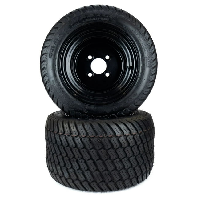 (2) Wright Wheel and Tire Assemblies 18x10.50-10 Fits Stander I 48" and ...