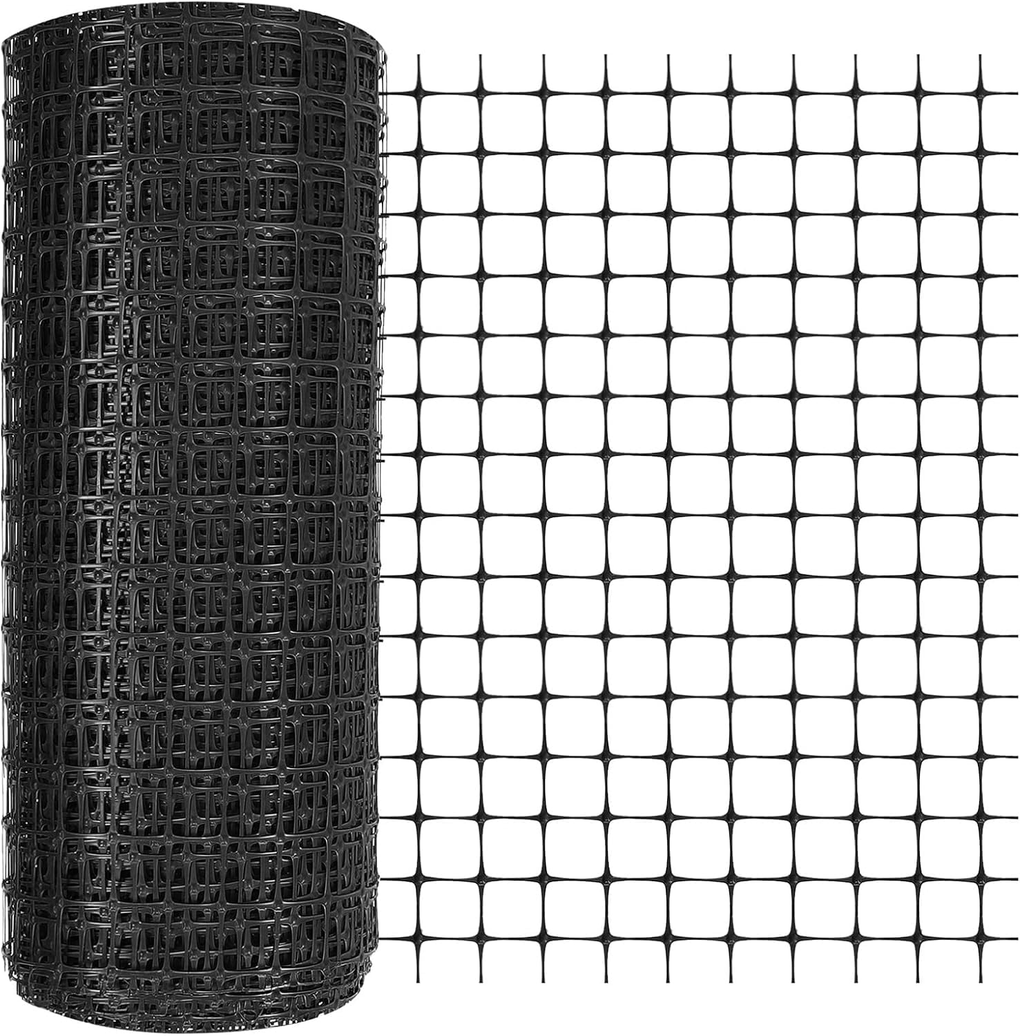 2 X 164 Ft Reusable Plastic Mesh Safety Fence Roll for Construction ...