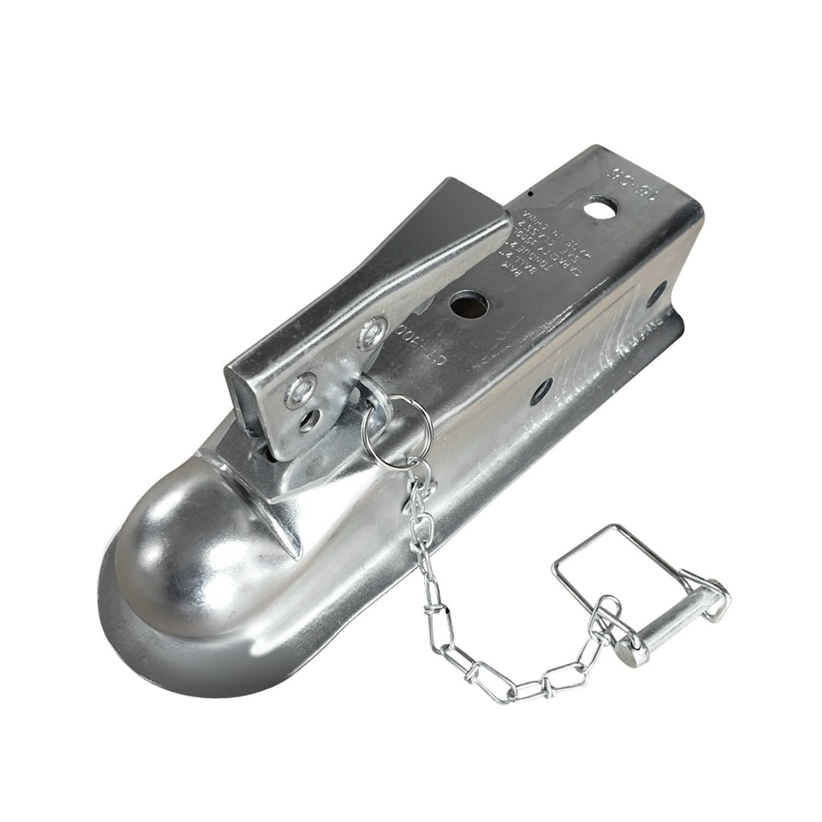 2 X 2-1/2 Inch Ball Hitch Back Coupling Trailer Coupler Straight Tongue ...