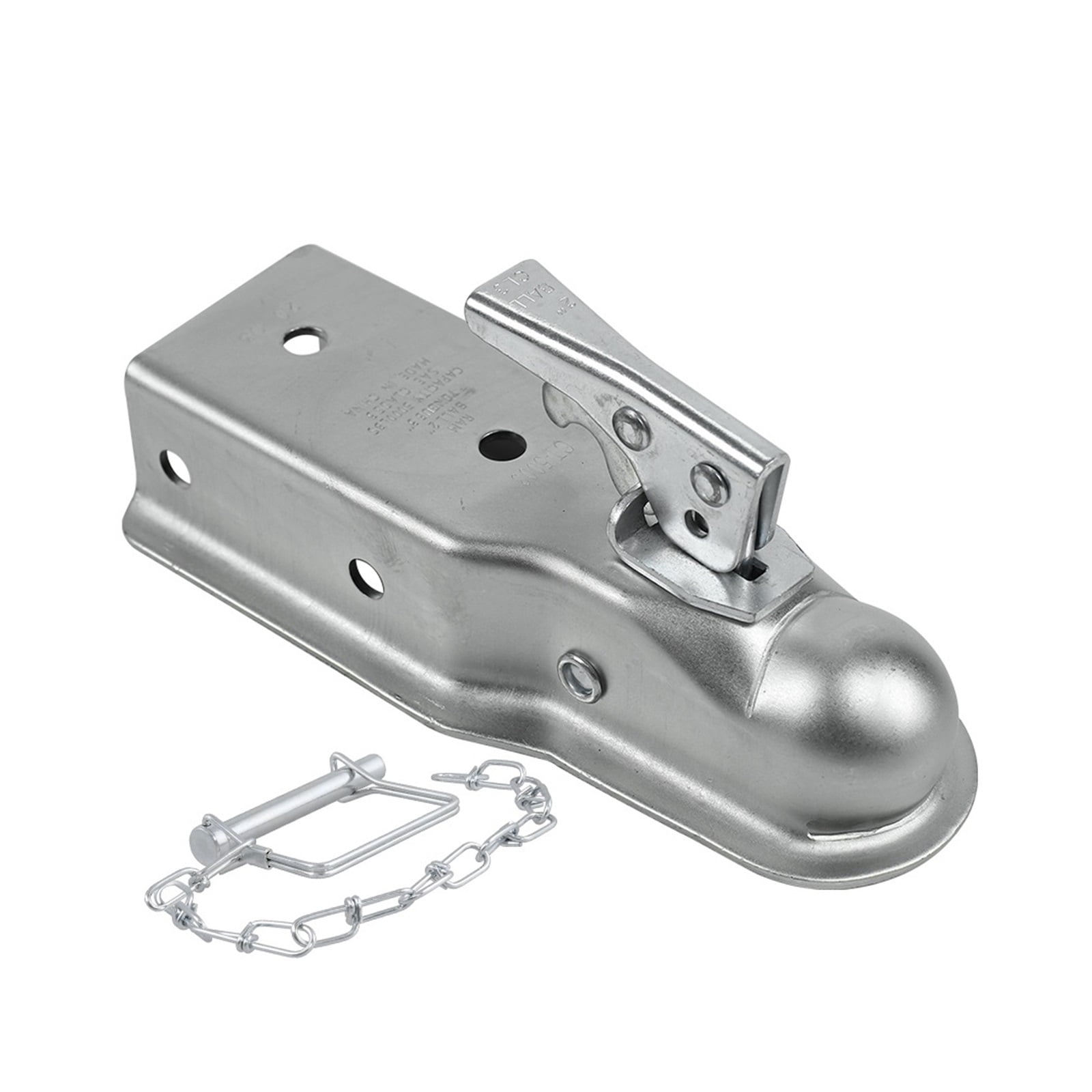 2 X 3 Inch 5000 Lbs Trailer Coupler Hitch Ball Coupling Straight Tongue ...