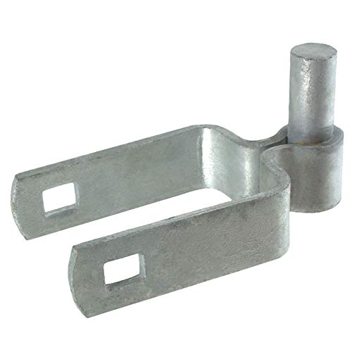 2” X 5/8” Square Post Male Hinge Chain Link Fence Post Hinges with ...