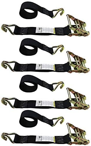 2" X 6' Salt Spreader Ratchet Straps with Wire Hooks BOSS and VBOX ...