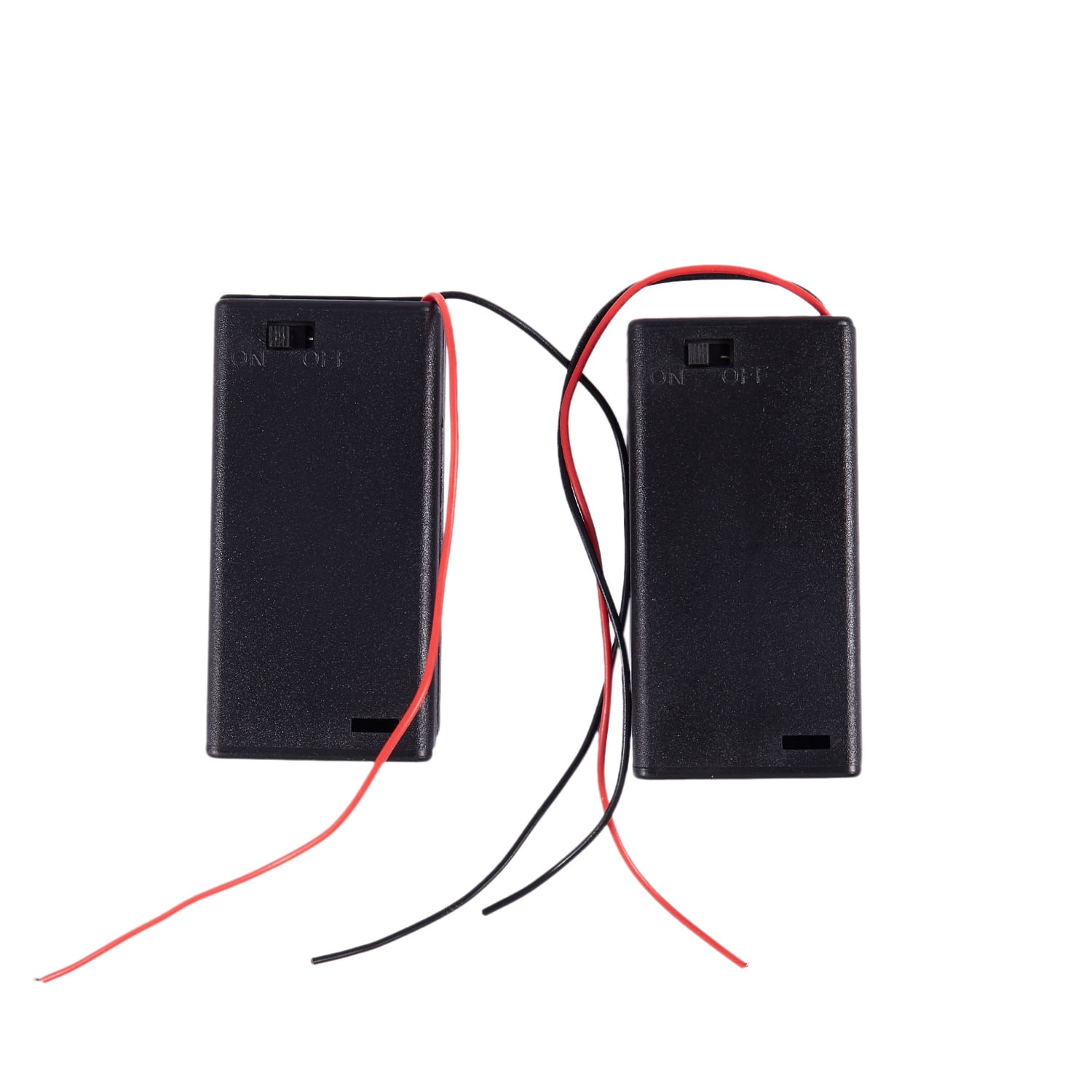 New Arrivals 2 x AA 3V Battery Holder Case Box Slot Wired ON/OFF Switch ...