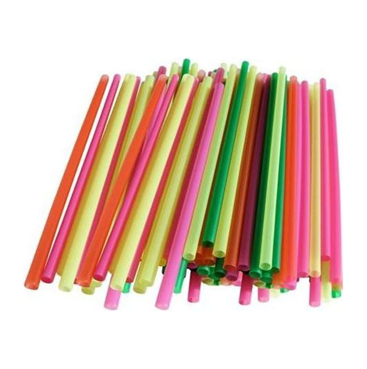 2 X Assorted Color Giant Straws-200 Pieces - Walmart.com