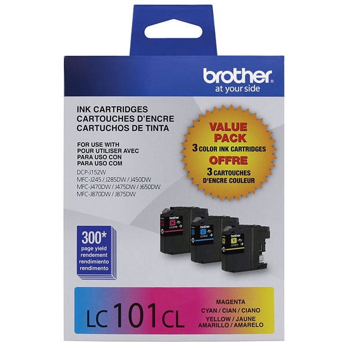 2 X Brother Printer Innobella LC1013PKS LC101 3pack Standard Yield ...