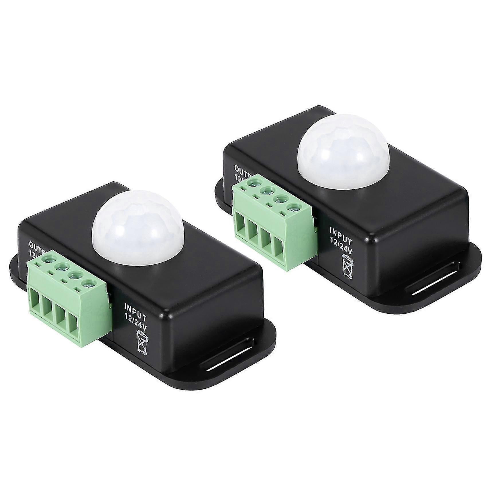 2 X Dc 12v/24v 8a Body Infrared Pir Motion Sensor Switch Led Light ...