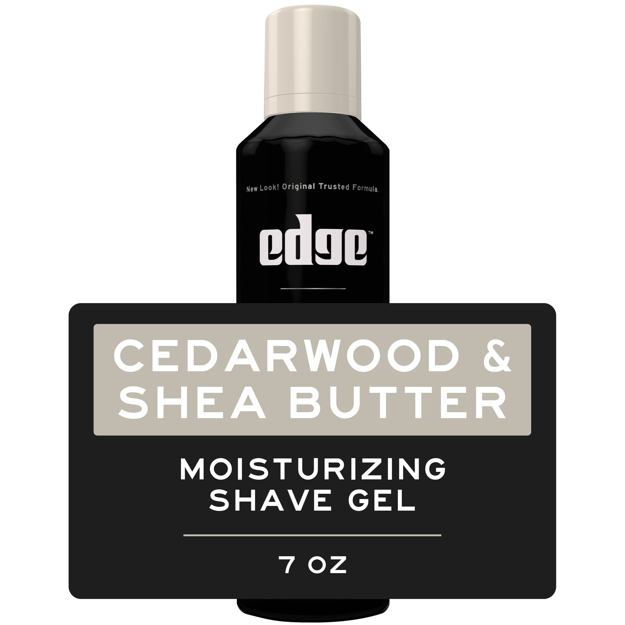 2 X Edge Cedarwood & Shea Butter Men's Shave Gel 7 oz, Moisturizing ...