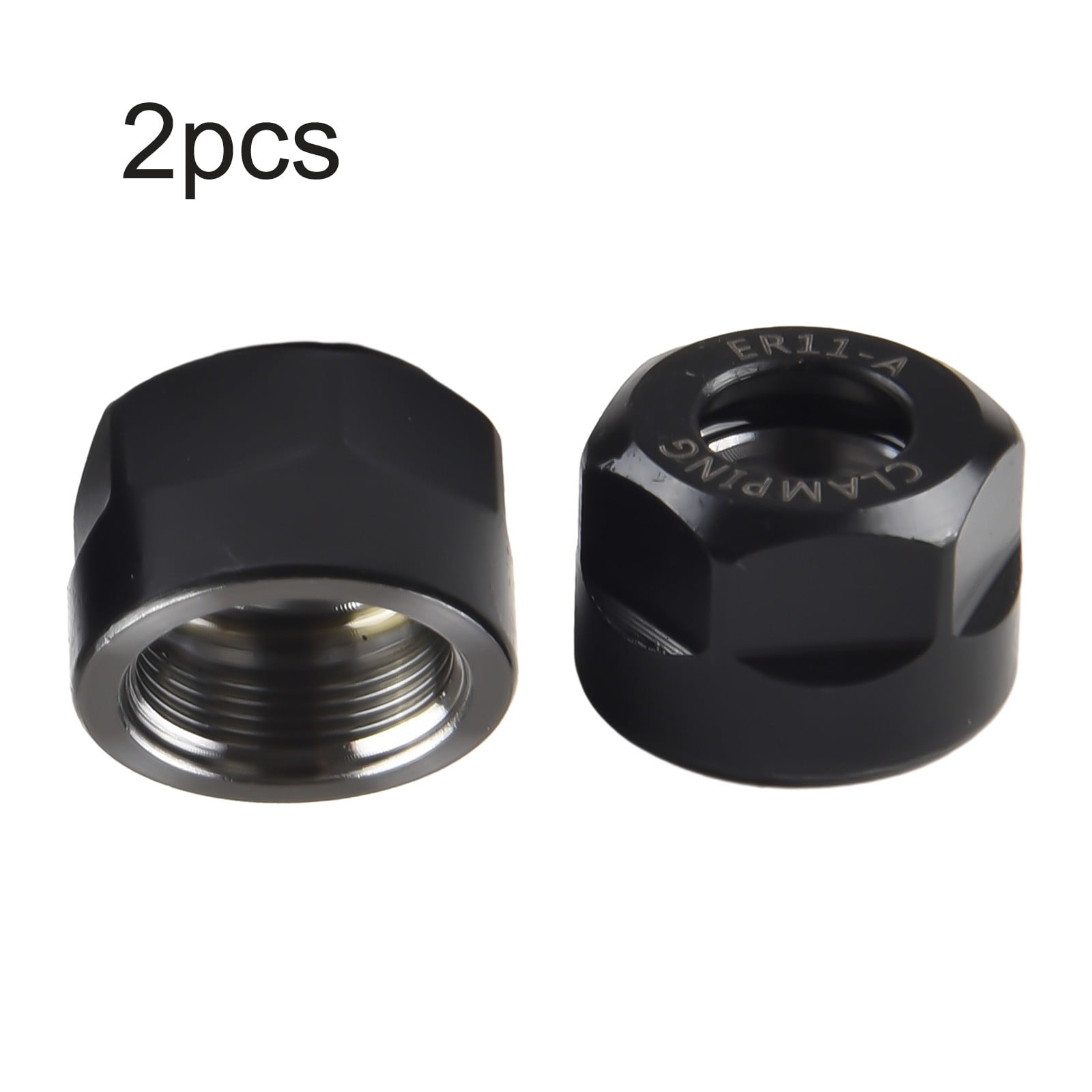 2 X Er11 A Type Collet Clamping Nut for Er Collet Milling Cnc Chuck ...