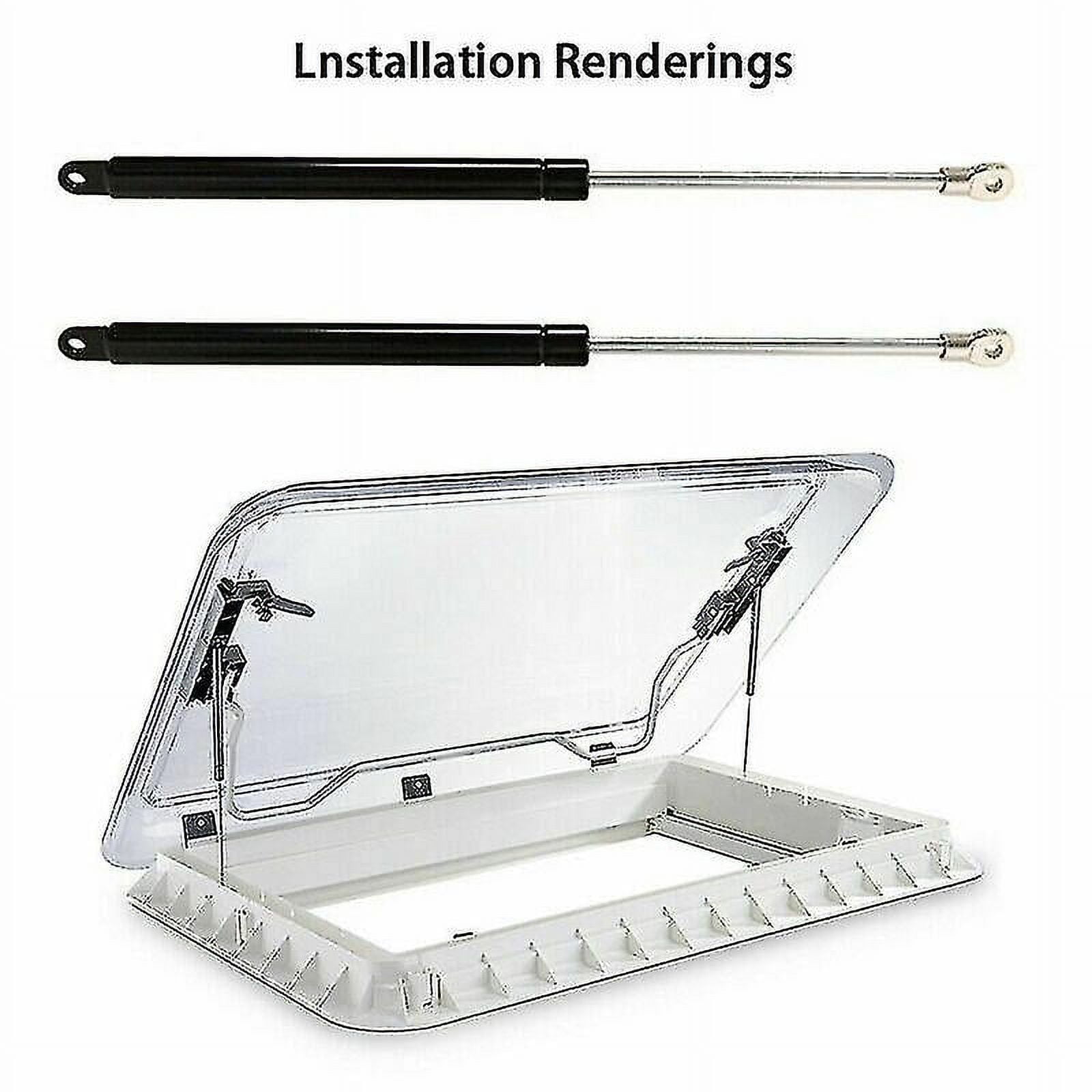 2 X Gas Struts Suit Dometic For Seitz Heki Caravan Hatch Skylight 330mm ...