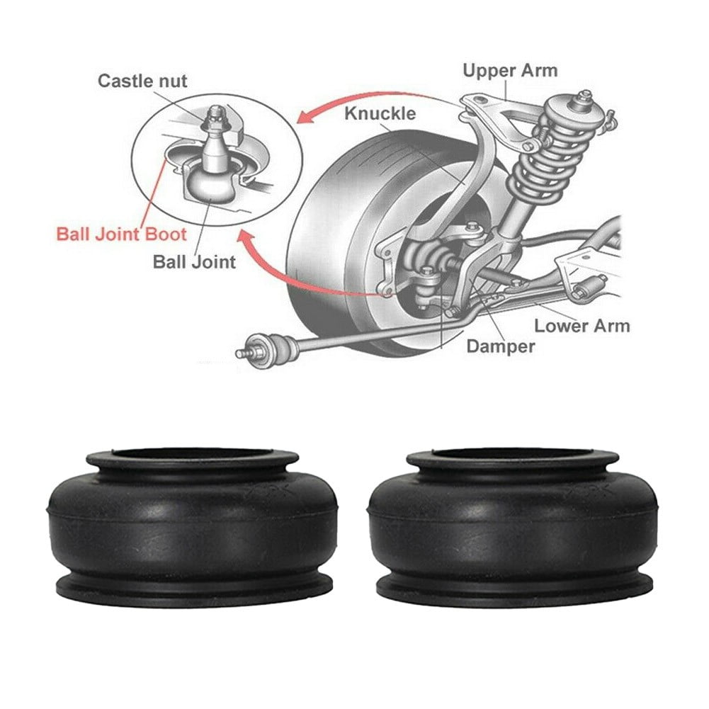 2 X HQ Rubber Ball Joint Dust Boots Suspension Replacement Rubber Boot ...