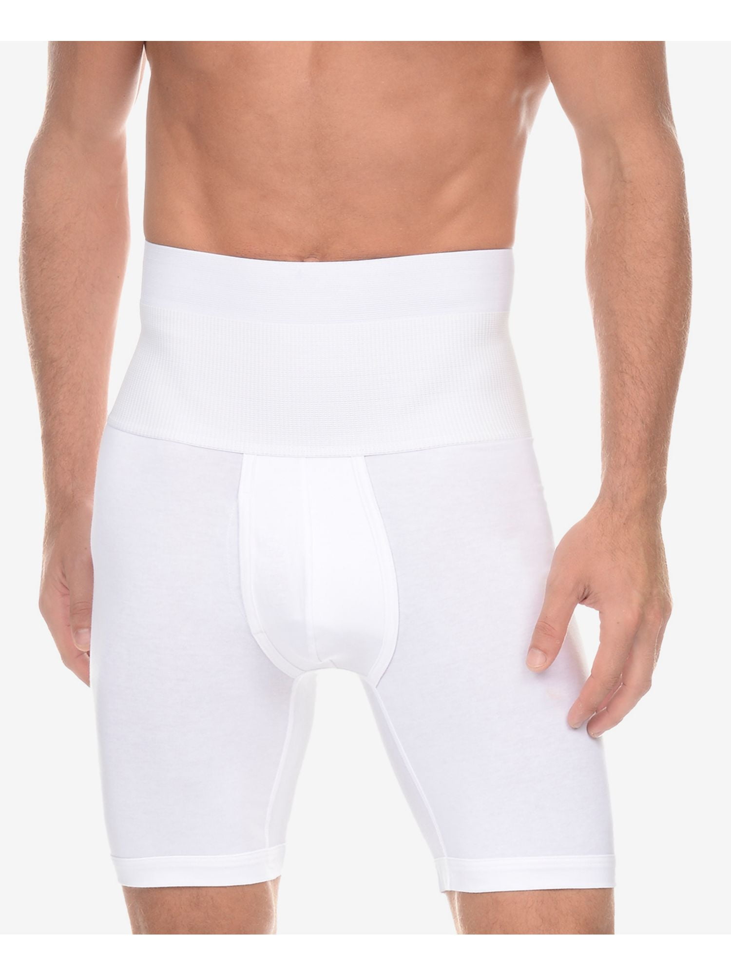 2(X)IST Intimates White High Rise Compression Form Boxer Brief S ...
