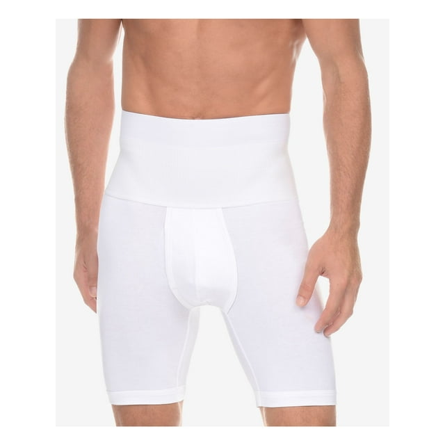 2(X)IST Intimates White High Rise Compression Form Boxer Brief S ...
