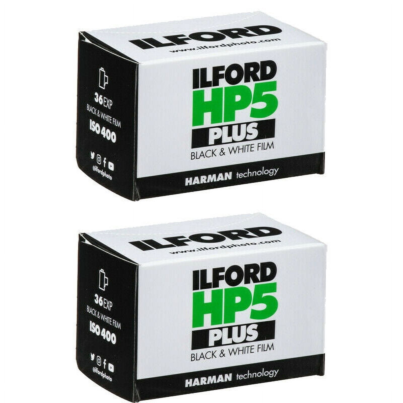 Ilford 1574577 HP5 Plus, 35mm Black & White Negative Film, ISO 400, 36 Exposures, Ideal for ...
