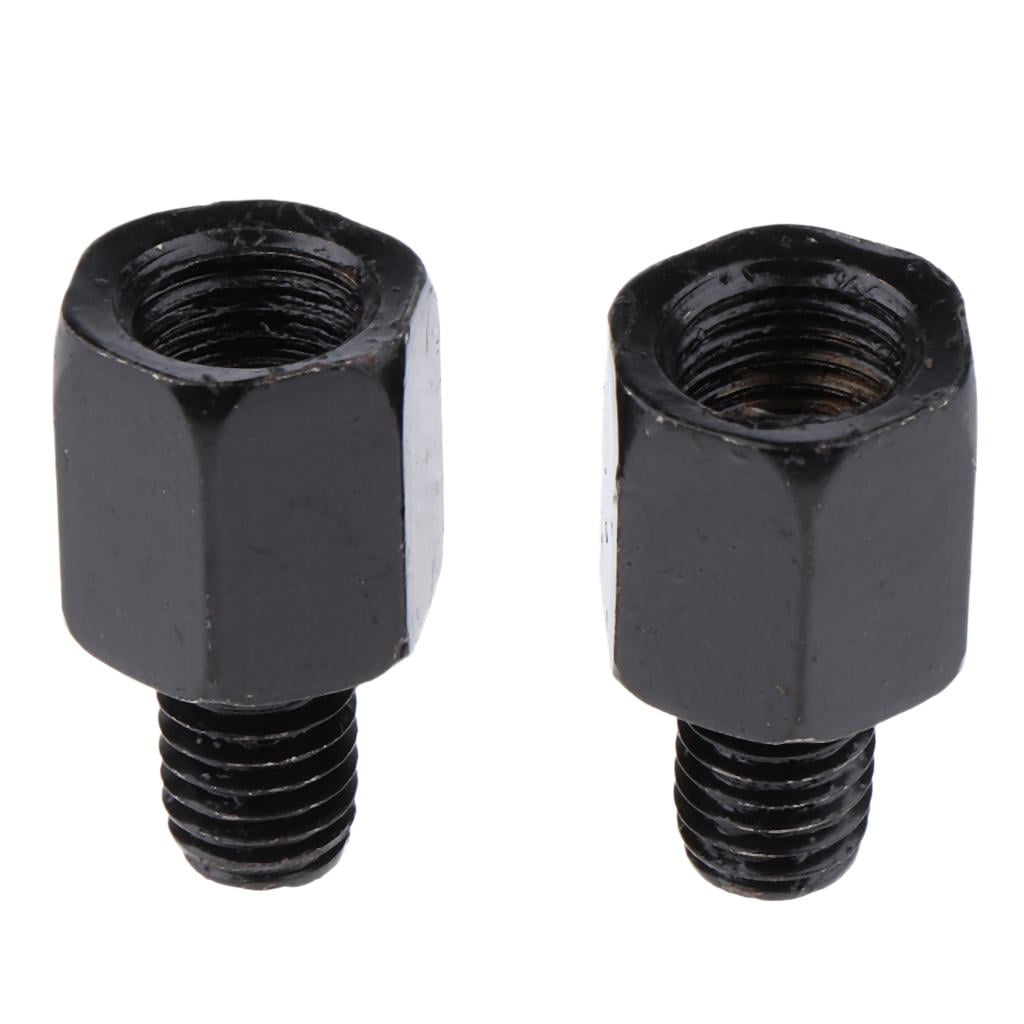 2 X LH 10mm - Rh 8mm Adapter Screw Motorcycle Adapter Screws Mirror ...