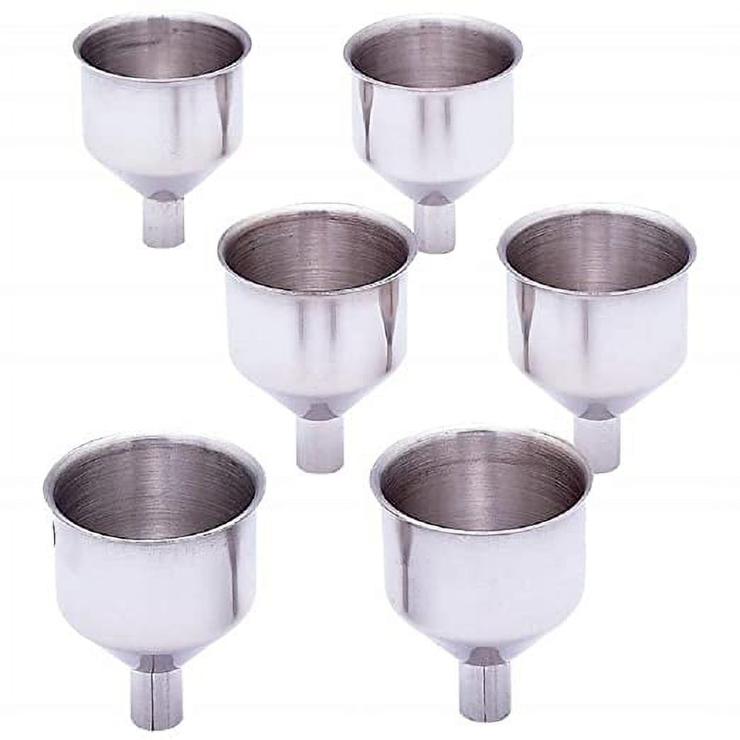 2 X Maxam 6pc Large Stainless Steel Flask Funnel Set - Walmart.com