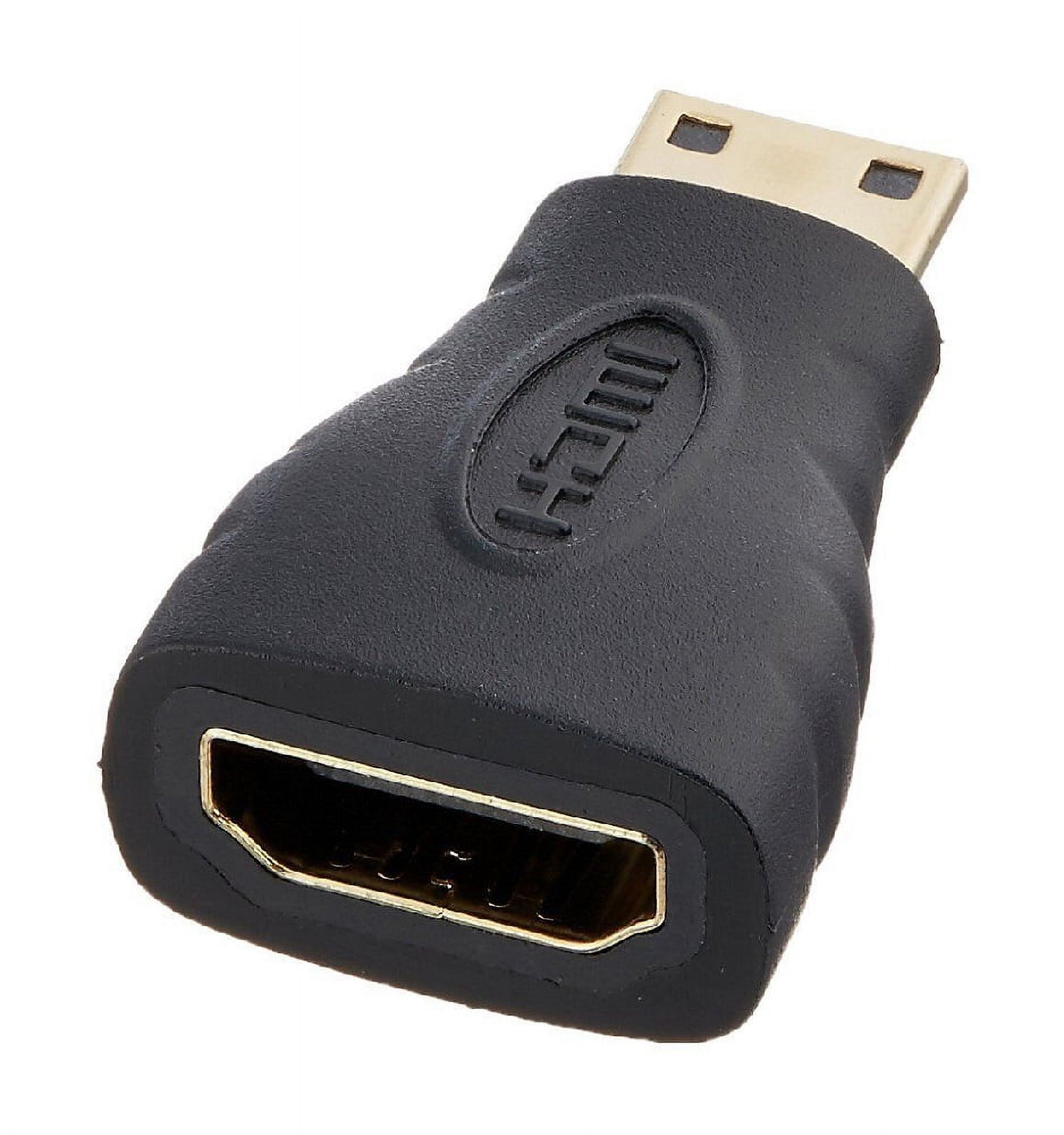 2 X Mini HDMI Type C Male to HDMI Type A Female Adapter Cable Connector ...