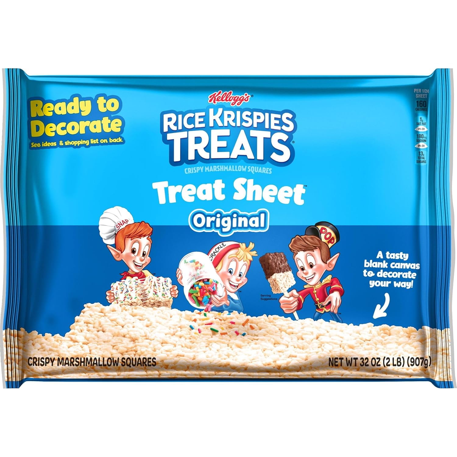 2 X Rice Krispies Treats Marshmallow Treat Sheet Baking Project ...