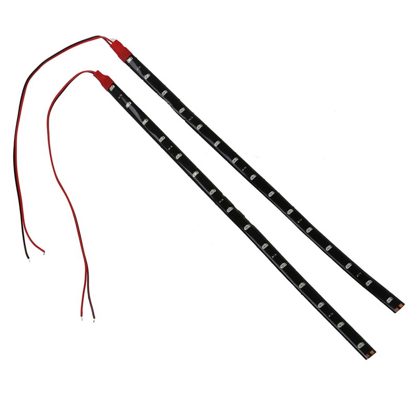 2 x String Lights 15 LED Strips 30 cm Red Light Chain 12V - Walmart.com