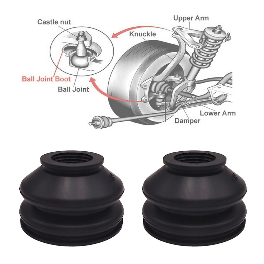 2 X UNIVERSAL Dust Boot Rubber Track Rod End And Ball Joint Boots ...
