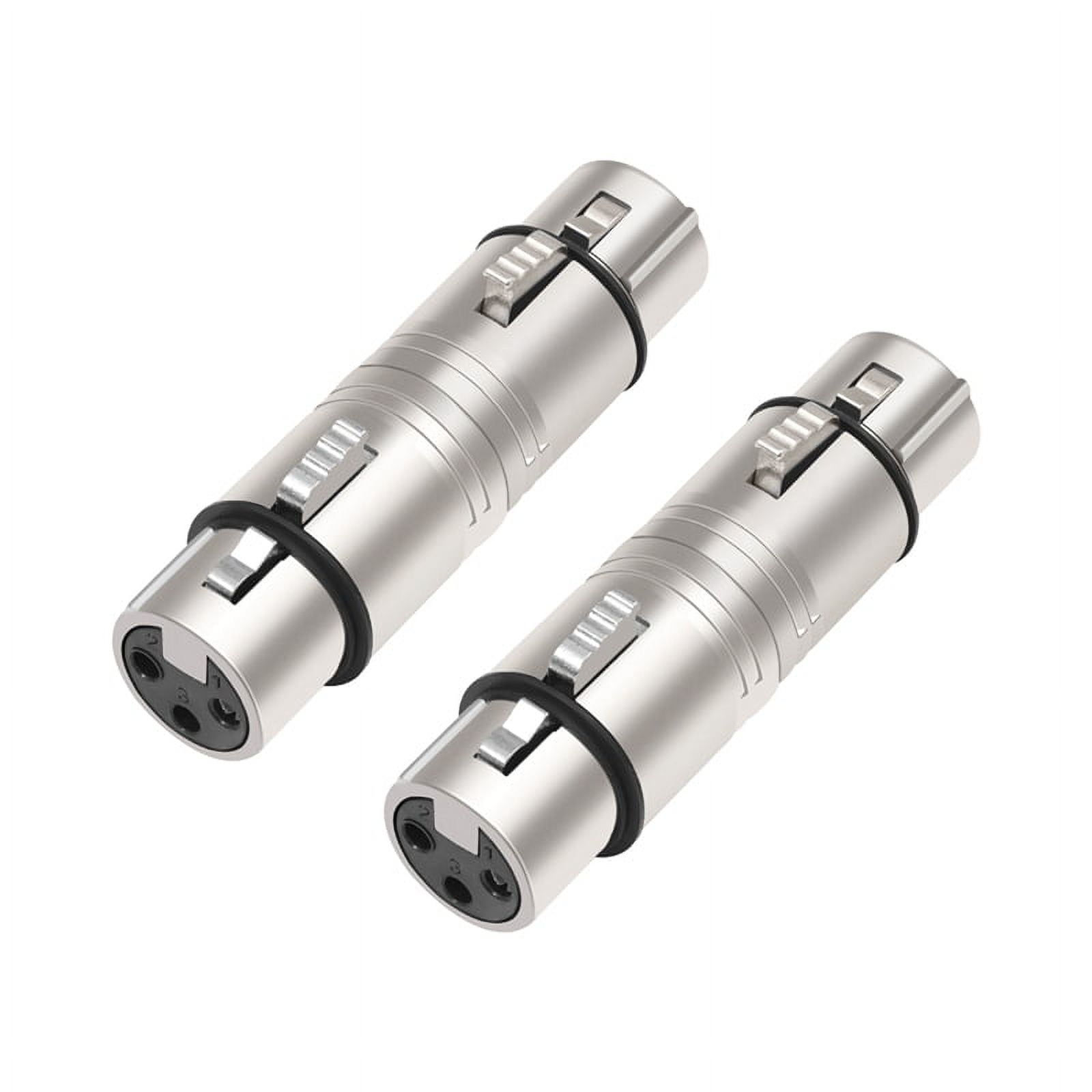 2 * XLR Audio Adapter-Silver - Walmart.com
