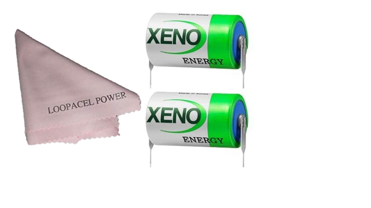 2 Xeno Energy XL-050F-T2 1/2AA Lithium Thionyl Chloride Battery with ...