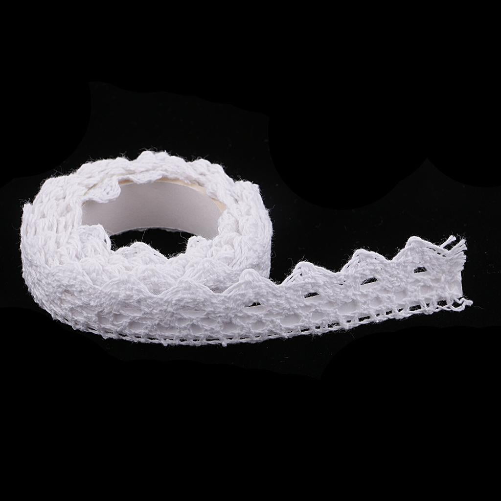 2 Yard Cotton Lace Washi Tape Self Adhesive Sticker Embellishments for ...