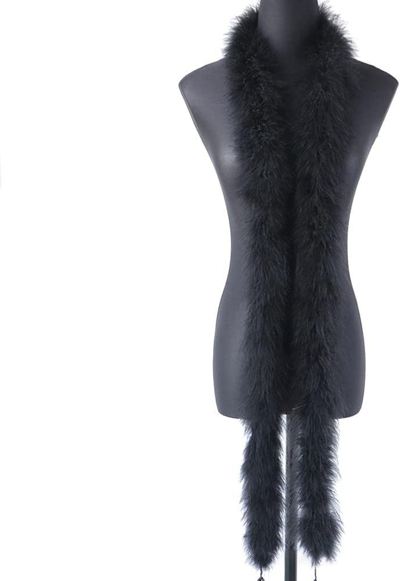 2 Yard Long Faux Turkey Feather Boa Mardi Gras Boa Party Dress Up ...