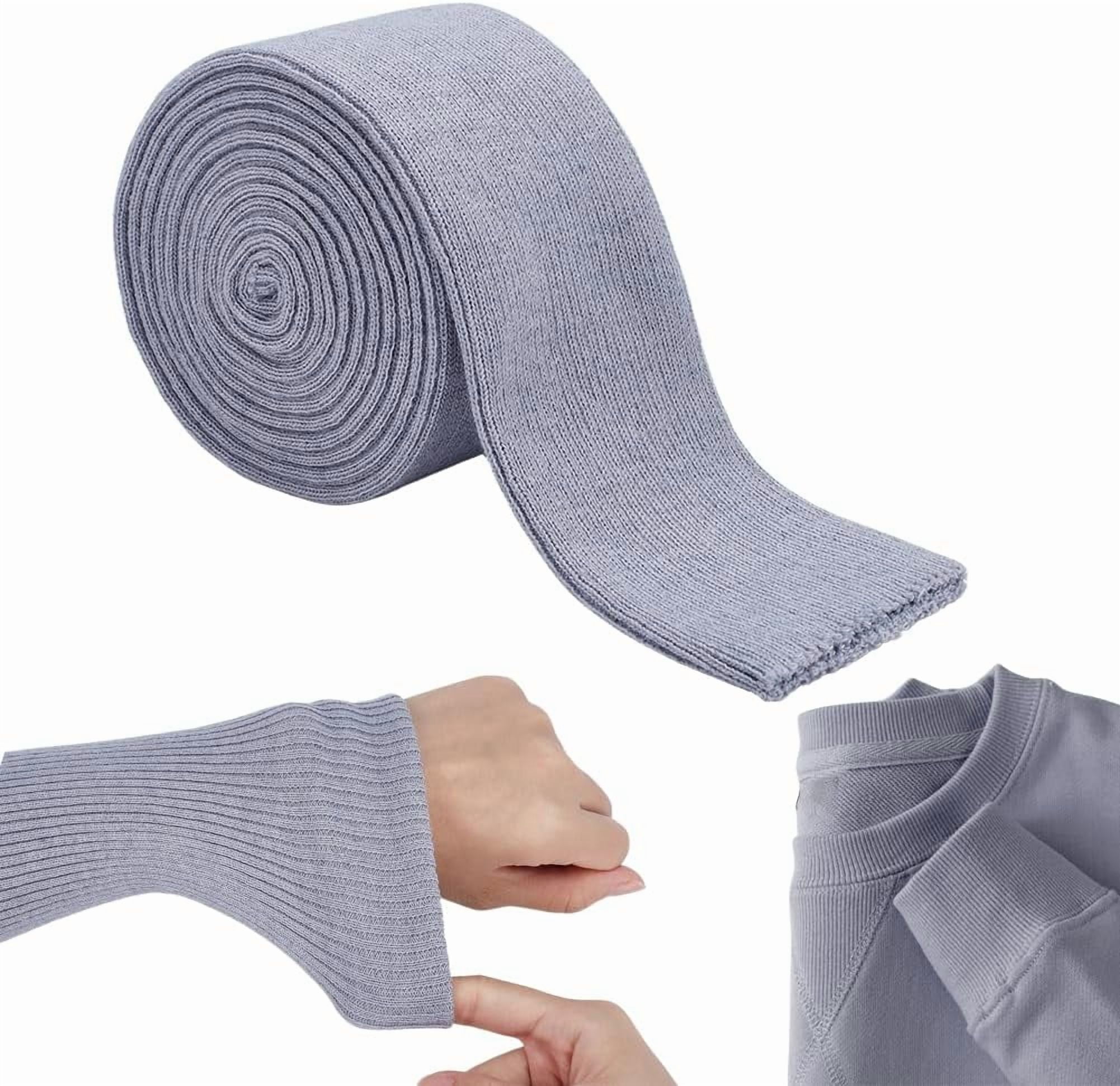 2 Yard Rib Knit Cuff 2.36inch Collar Sleeve Cuffs Trim Neckline ...