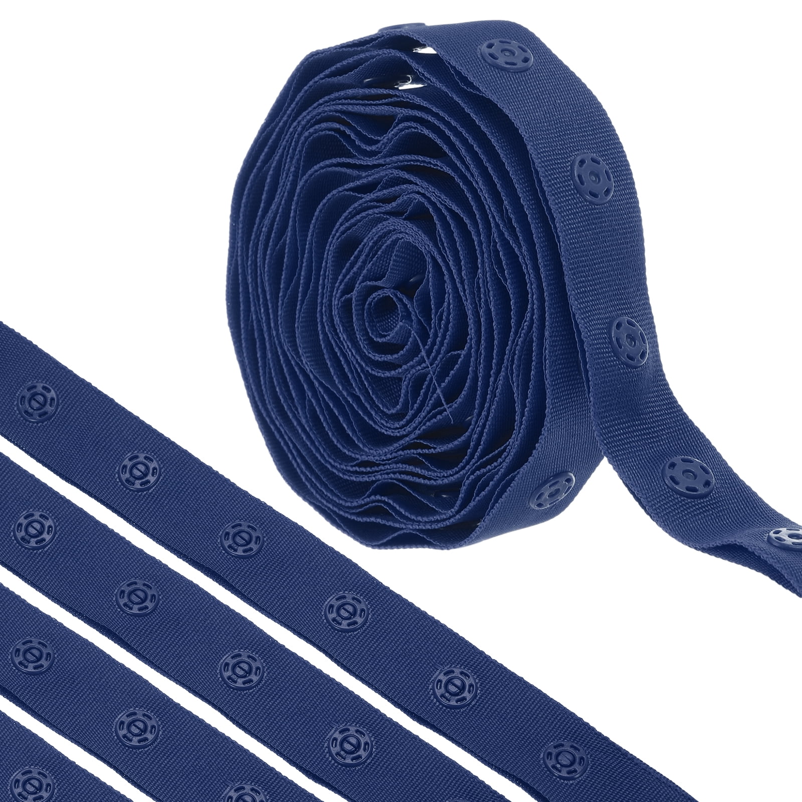 2 Yard Snap Button Tape for Sewing Cotton Snap Button Trim Fastener ...