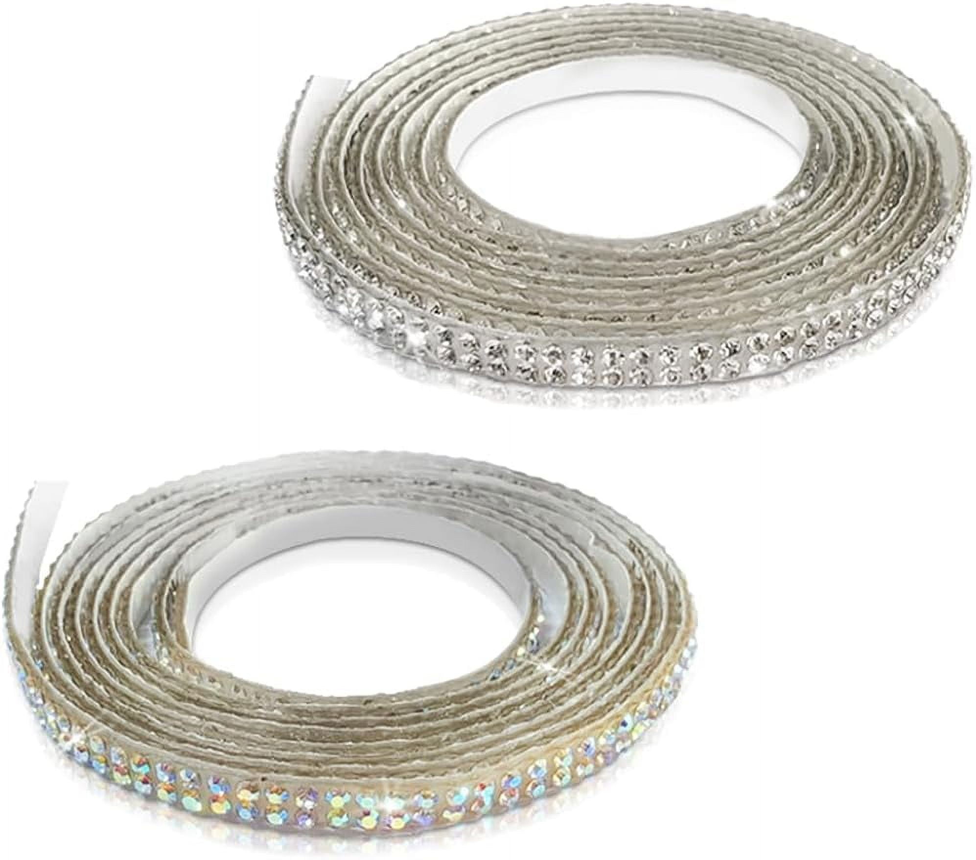 2 Yards Bling Car Trim Self-Adhesive, Car Accessories for Women ...