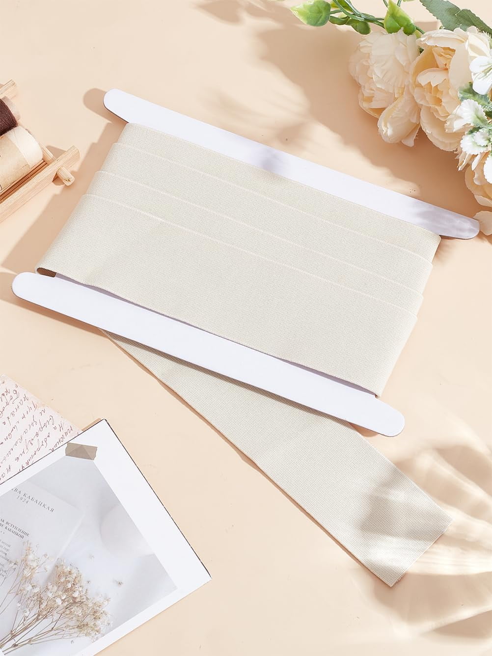 2 Yards Polyamide Ultra Wide Thick Flat Elastic Band Webbing Garment ...