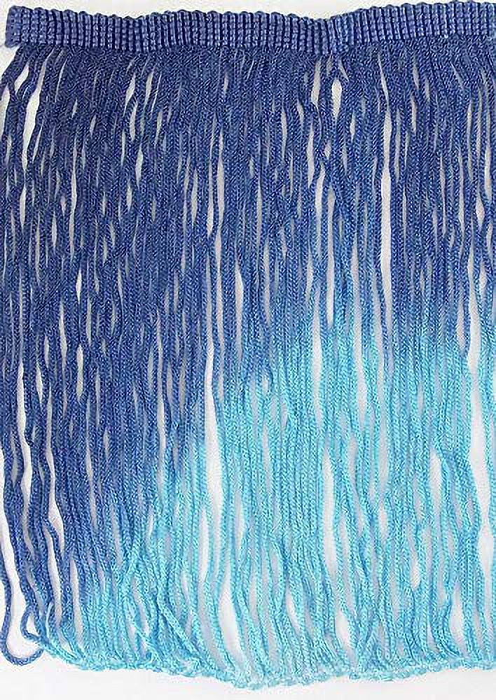 2 Yards Tie-Dye Ombre Multicolor Chainette Thread Yarn Tonal Loop ...