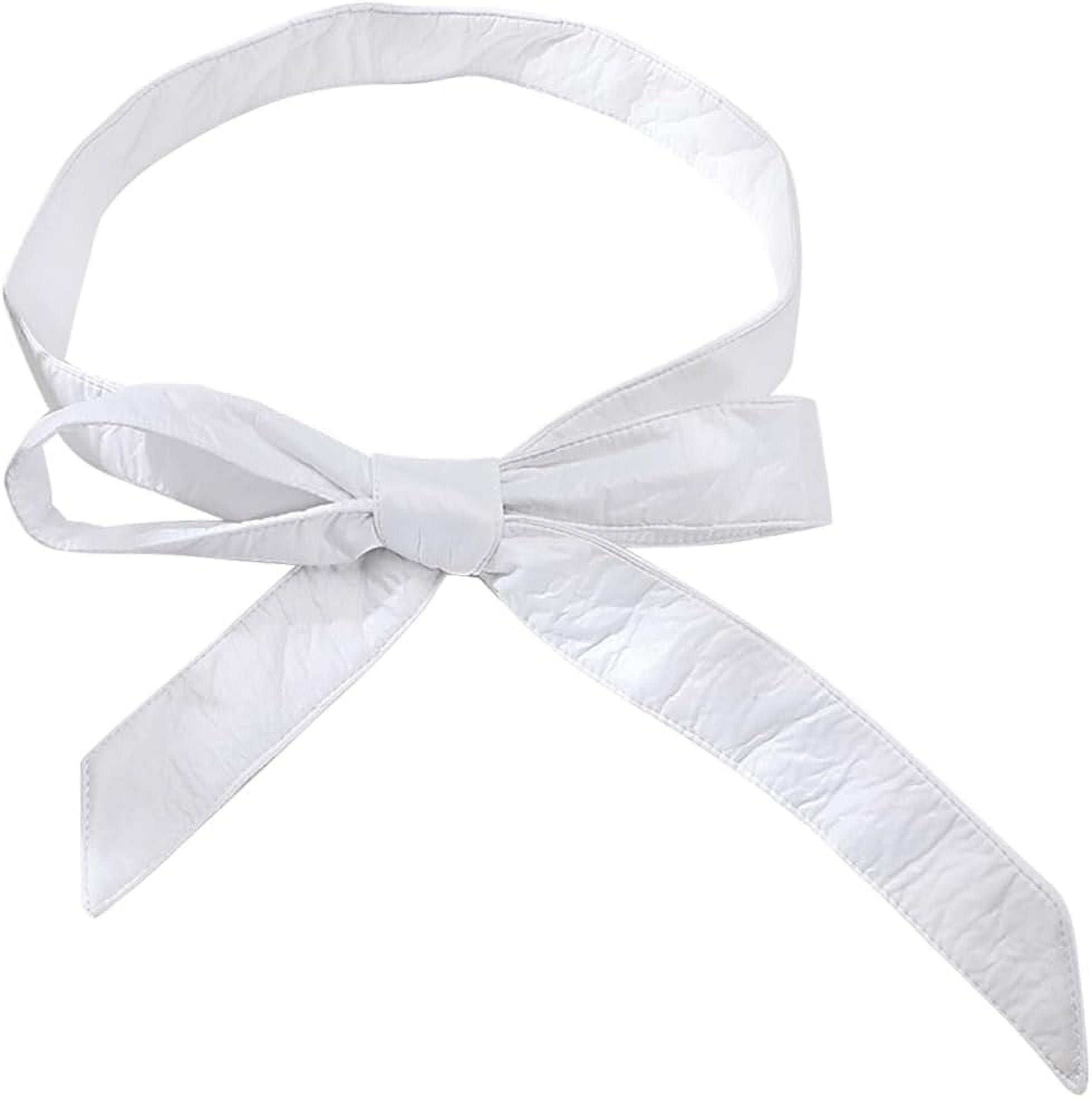 2 Yards White Coat Belt Tie Knot Down Coat Ribbon Belt Cotton Cloth ...