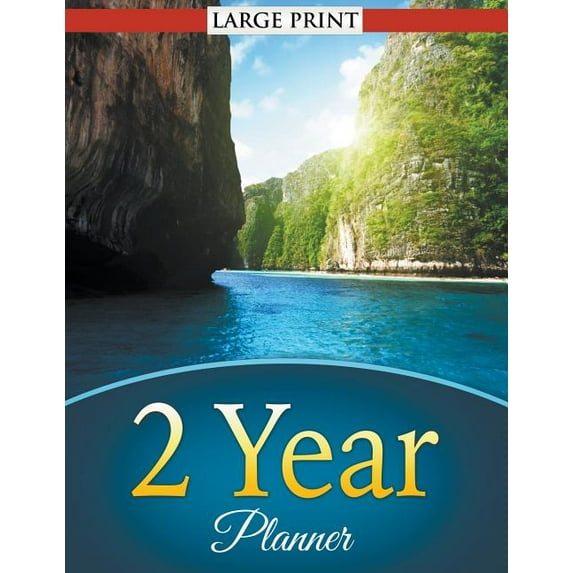 2 Year Planner (LARGE PRINT) (Paperback)(Large Print) - Walmart.com