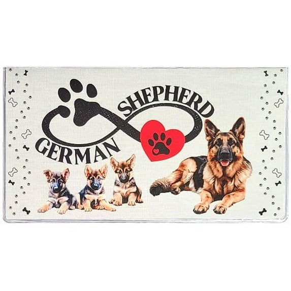 2 Year USA Made German Shepherd Pocket Calendar 2026 2027 Planner with ...