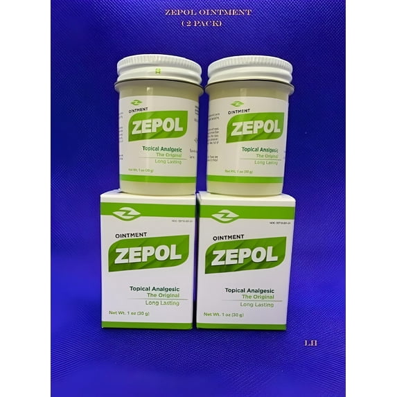 Zepol Topical Analgesic Ointment, Camphor and Menthol, 1 Oz, Fast Pain ...