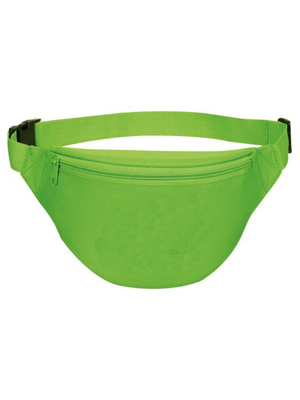 2-Zipper Fanny Pack - Green - Walmart.com