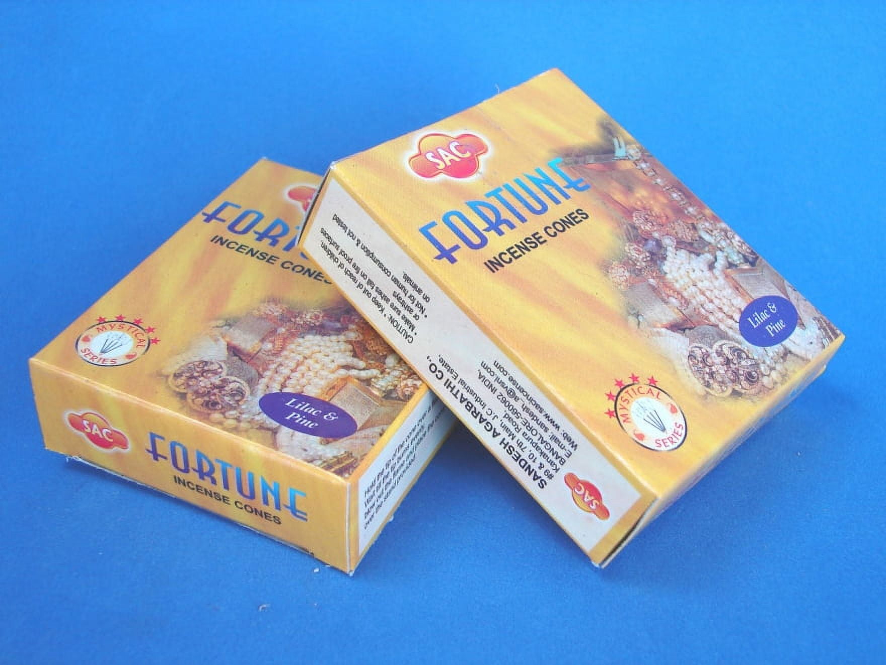 2 Boxes of Sac Fortune Incense Cones - Walmart.com